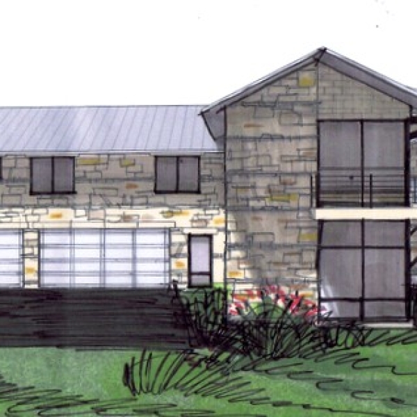 Ellis County Sustainable Modern by Stephen B. Chambers Architects