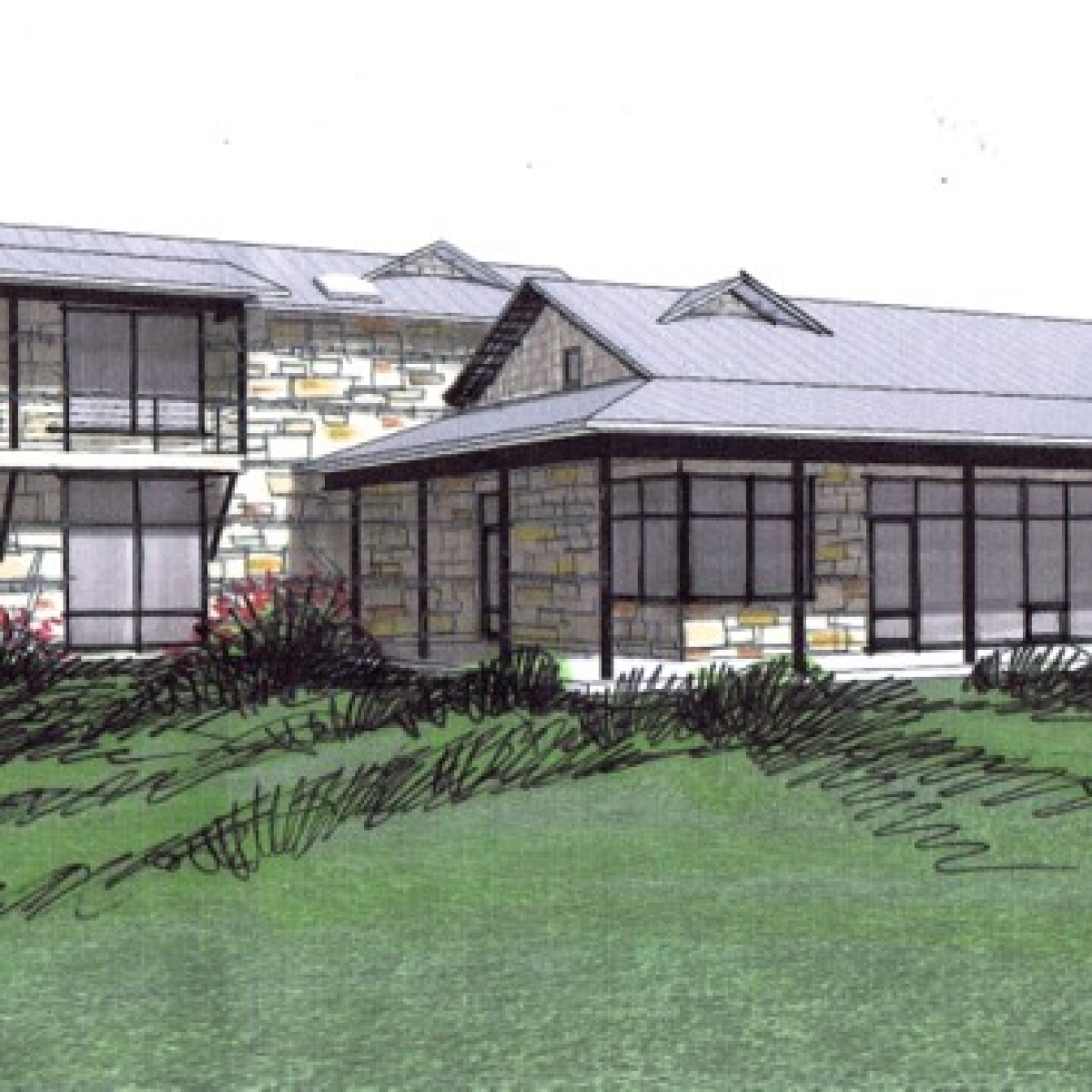 Ellis County Sustainable Modern by Stephen B. Chambers Architects